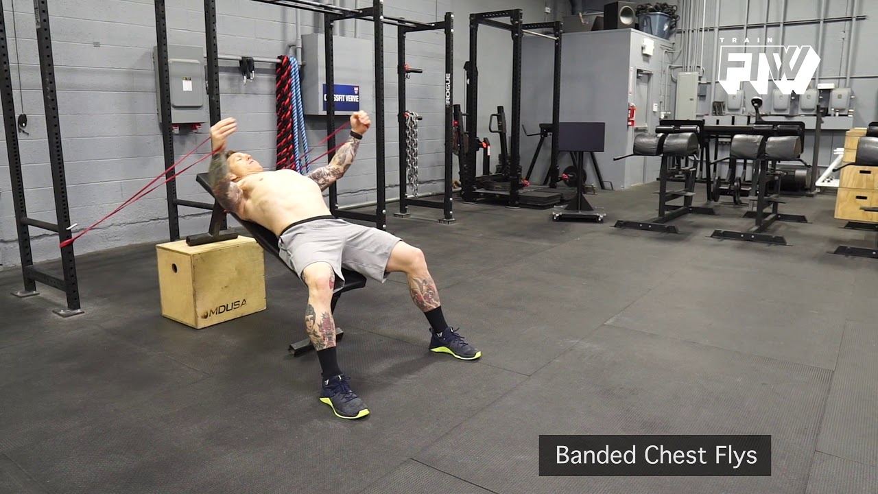 Banded Chest Flys - YouTube