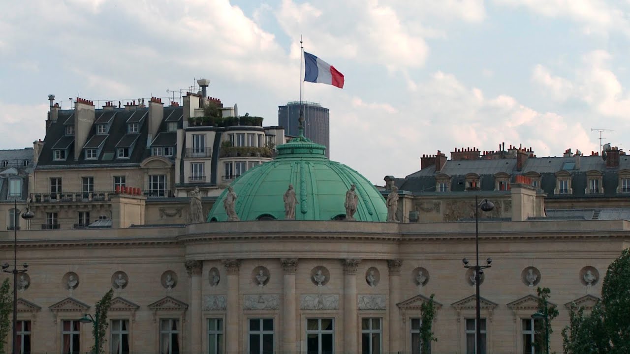 Free Stock Video Download | French Flag atop the Musee National | Free ...