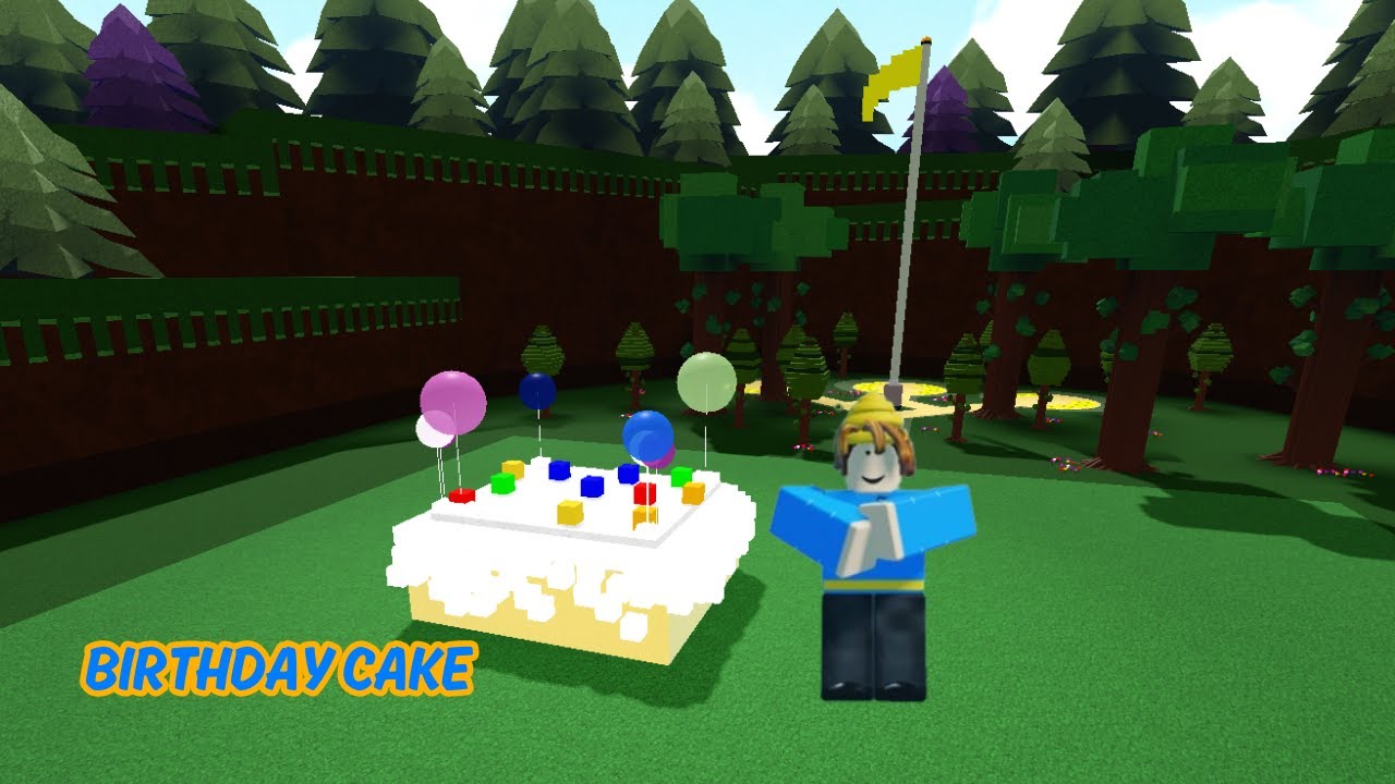 Building a cake in BABFT for my Birthday (roblox) - YouTube