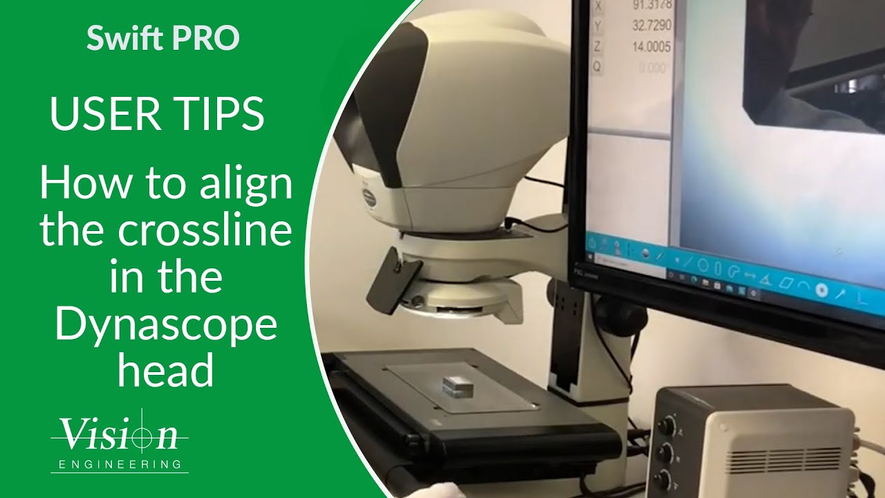 Swift PRO User Tips - How to Align the Crossline in the Dynascope Head ...