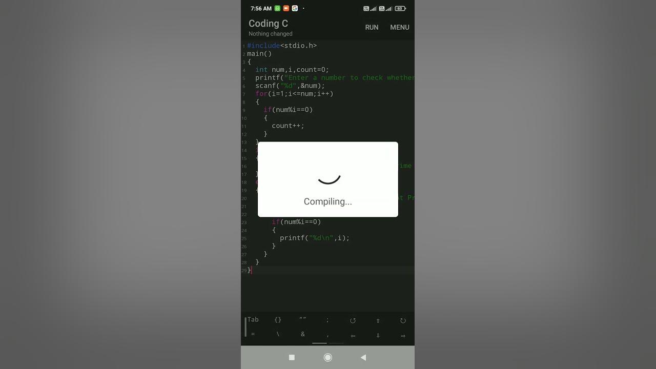 C Programming Prime Number Program Programming Lover Youtube