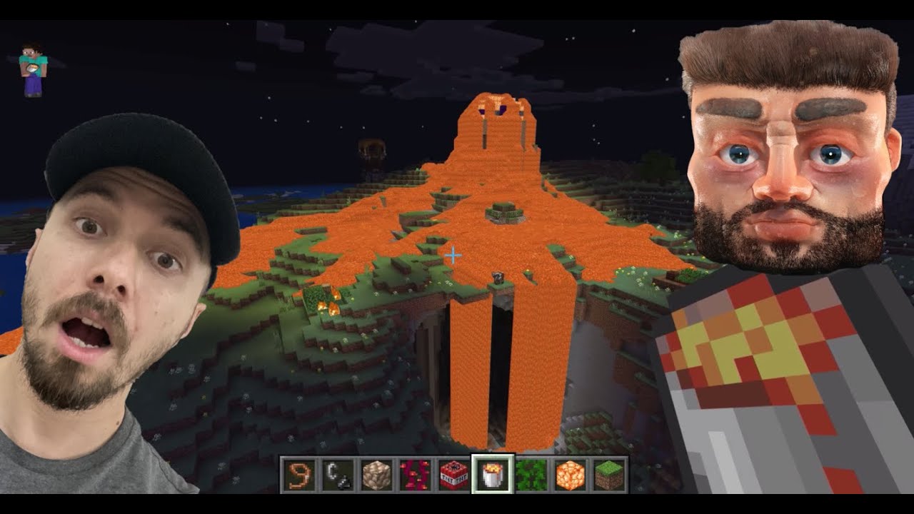 Minecraft YANARDAĞ VE ZİNDAN YAPTIK!! - YouTube