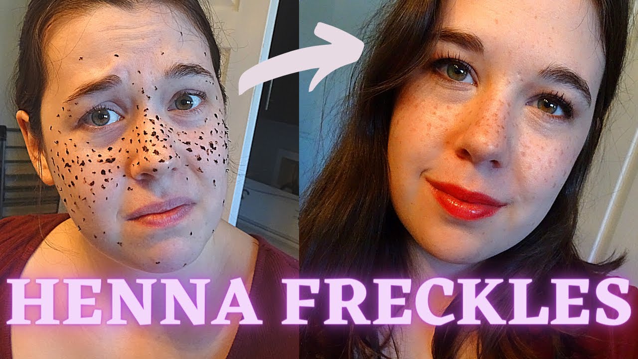 Je teste henna freckles - YouTube