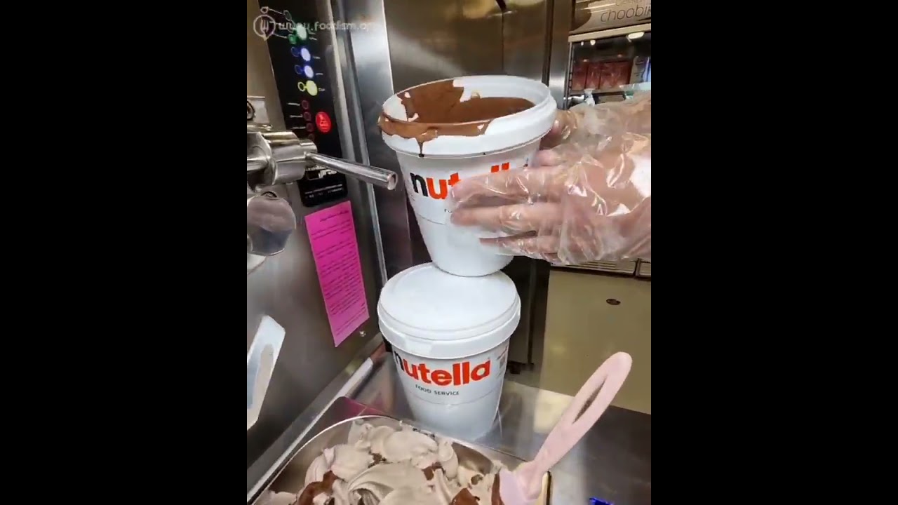 Yummy Satisfying Nutella Chocolate Pouring 🍫😋😍 || Satisfying Food ...