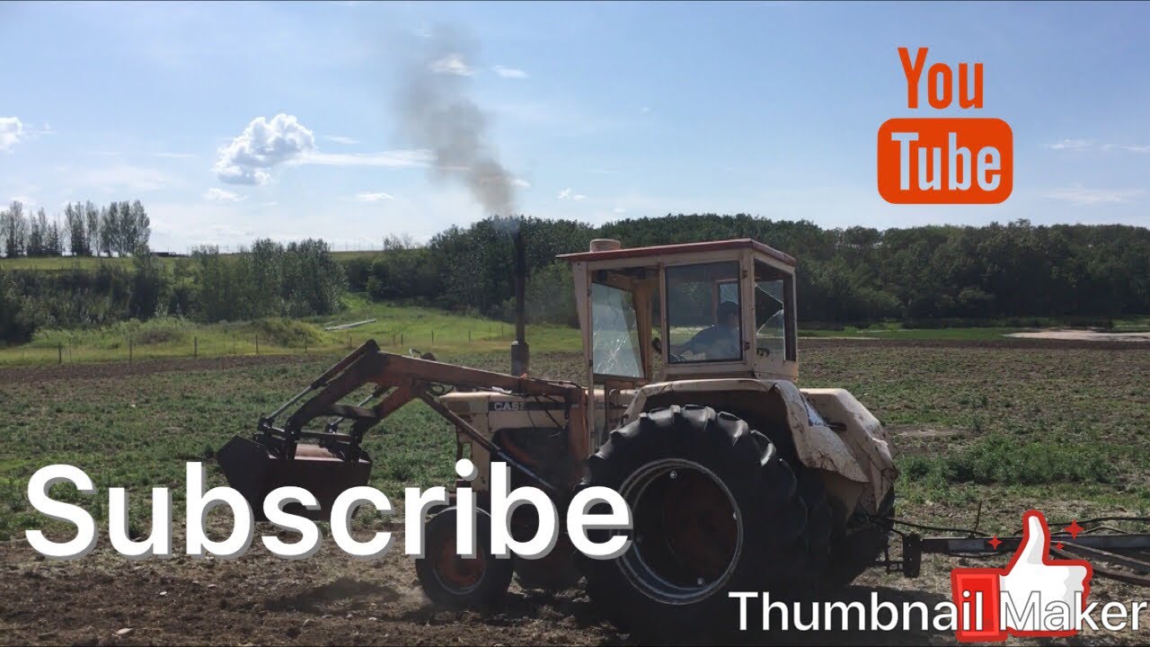 Case 930 pulling a Cultivator - YouTube