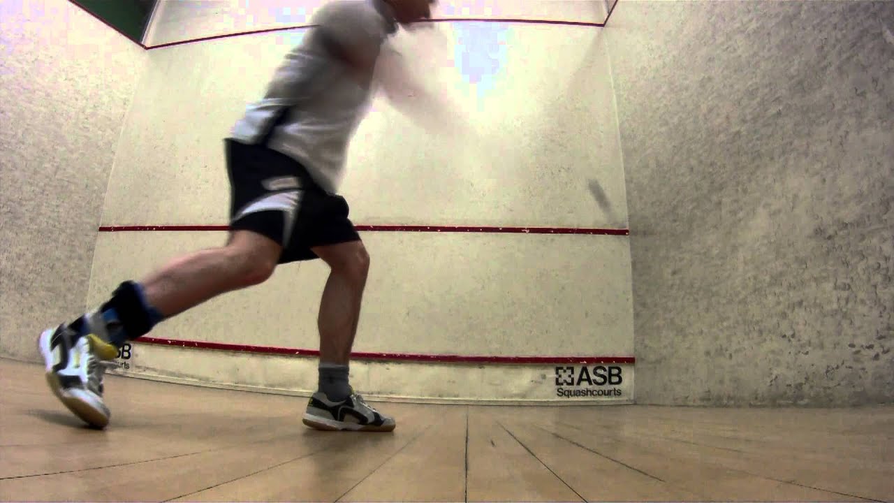 Squash Tips : Shot Tutorial : How to Make a Cross Court - YouTube