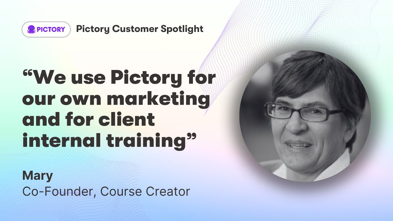 eLearning Education: How Mary Enhanced Her Courses with Pictory - YouTube
