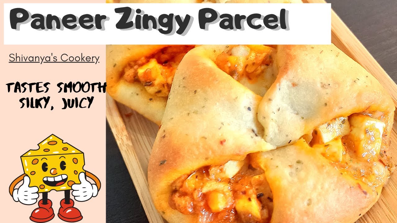 DOMINOS ZINGY PARCEL RECIPE AT HOME | PANEER ZINGY PARCEL EASY | PANEER ...