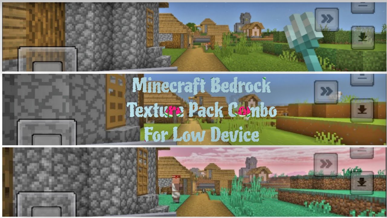 Minecraft Bedrock 1.21Texture pack combo for low device! (Android , iOS ...