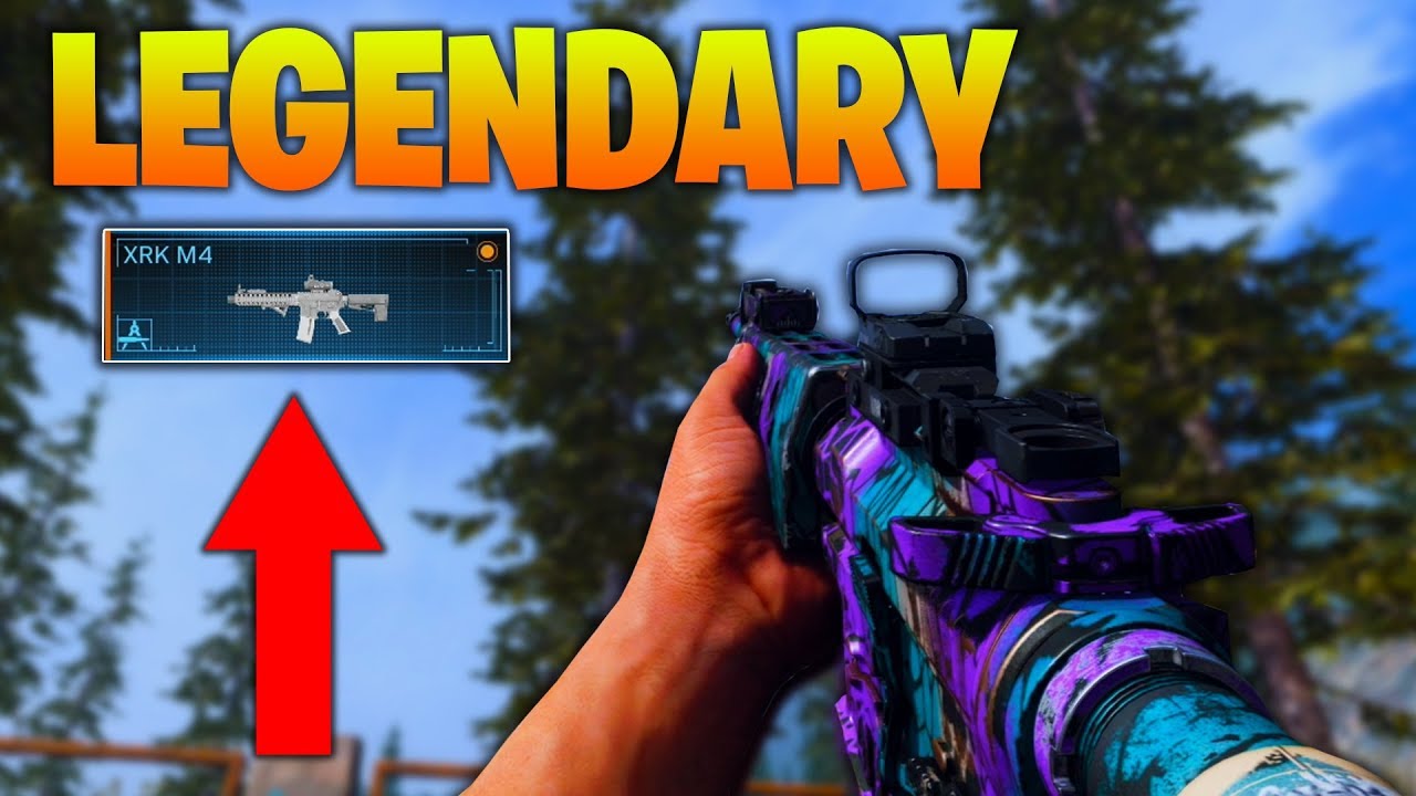 the LEGENDARY XRK M4 IN MODERN WARFARE (MW M4A1 LEGENDARY VARIANT ...
