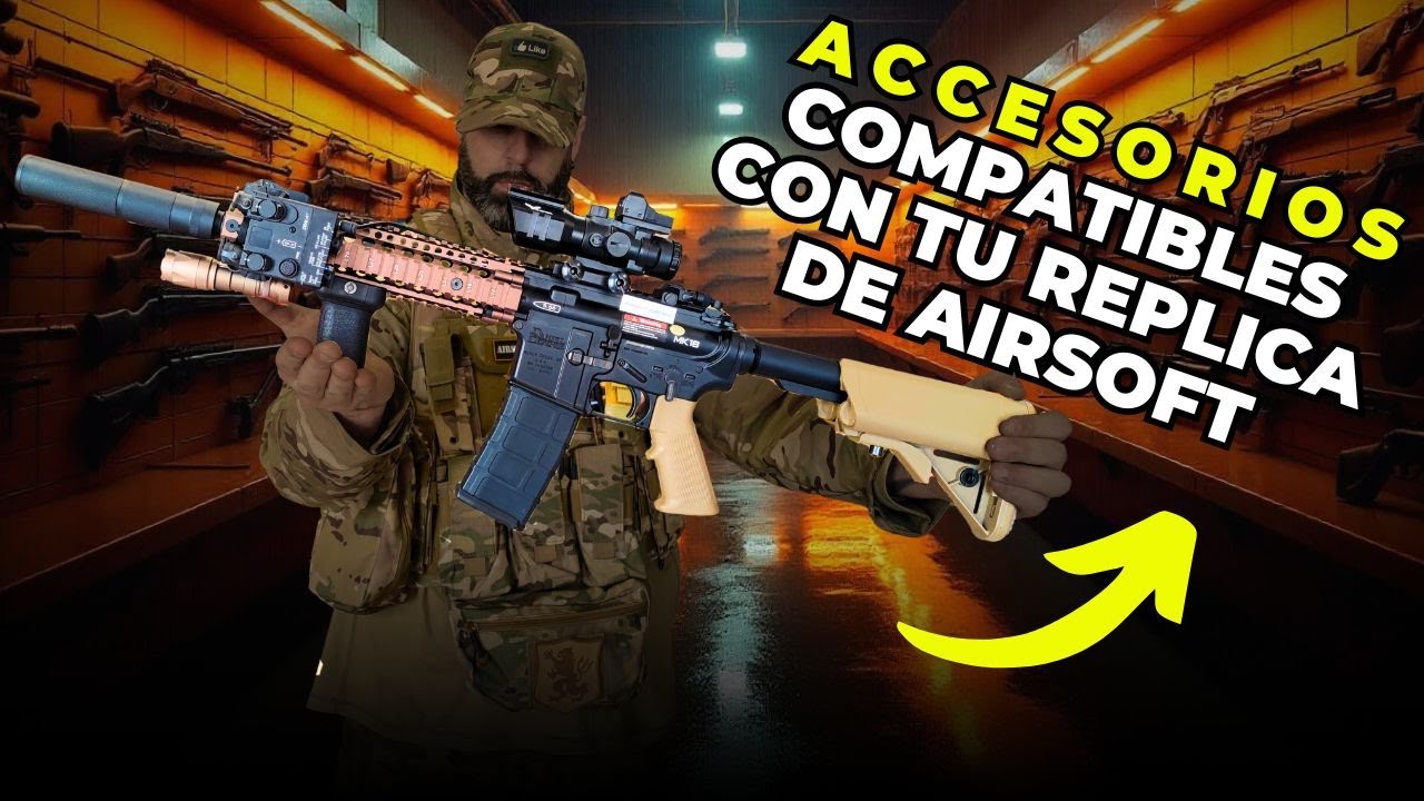¡Descubre Qué Accesorios Puedes Montar en tu Réplica de Airsoft!🔧😱 ...