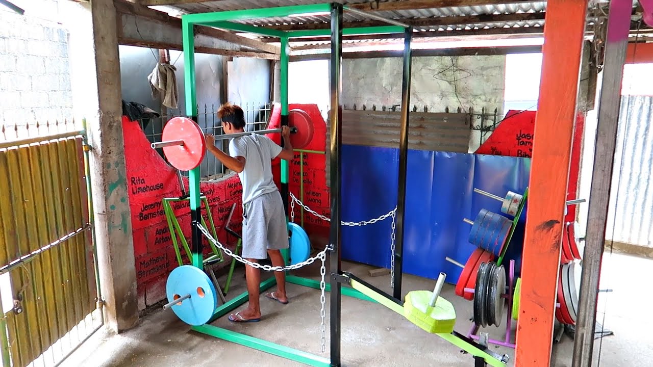 How to Make Homemade Power Rack - YouTube