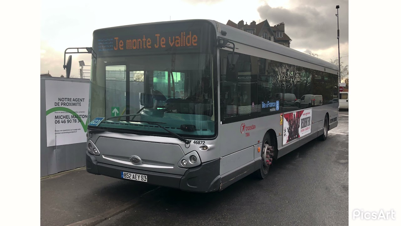 kickdown Heuliez GX 327 46872 bus 623 tra - YouTube