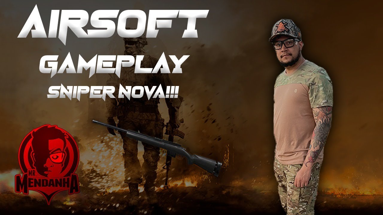 AIRSOFT PRIMEIRA GAMEPLAY DE SNIPER - YouTube