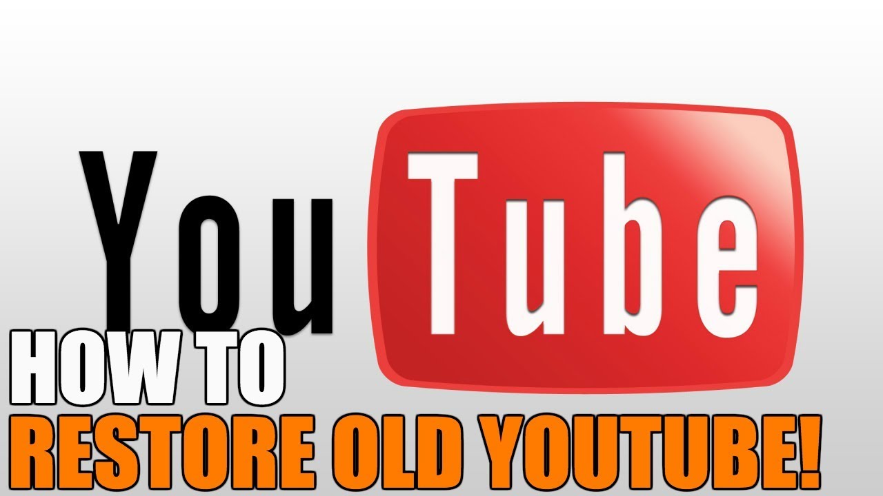 My Youtube Homepage is Different/Messed up | How to Restore Old Youtube ...