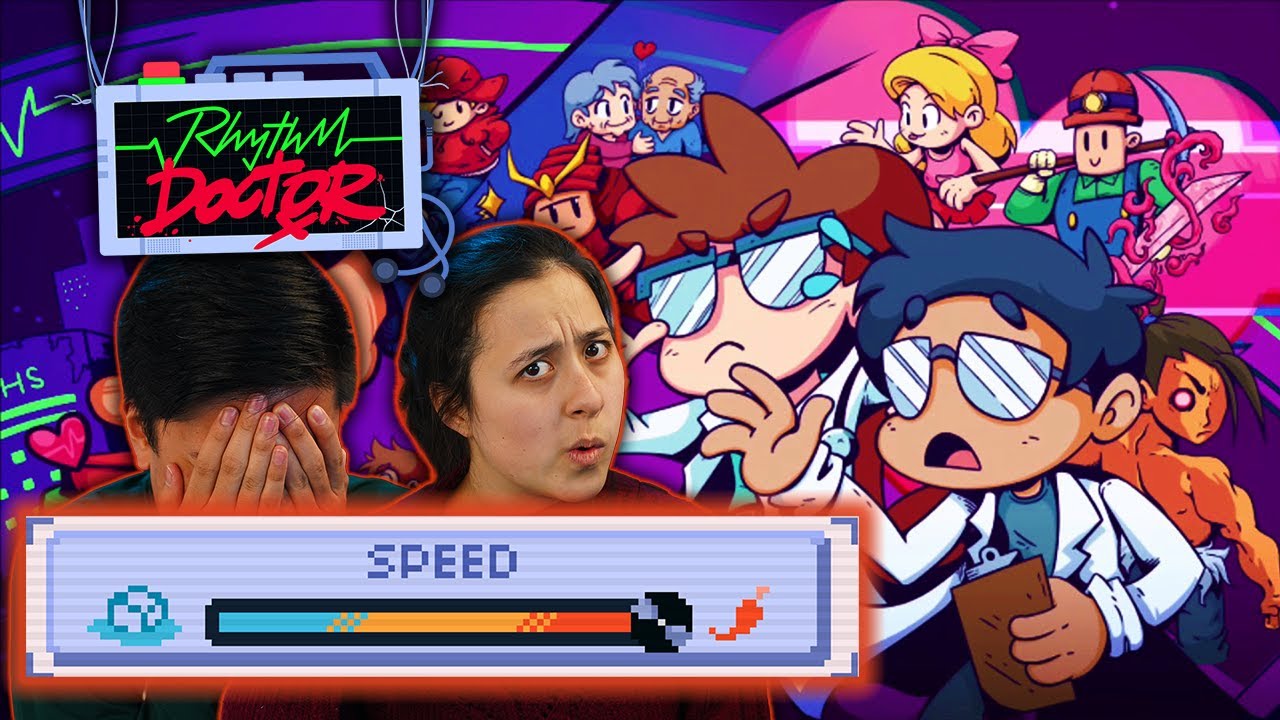 RHYTHM DOCTOR BUT IT'S WAY TOO FAST - YouTube