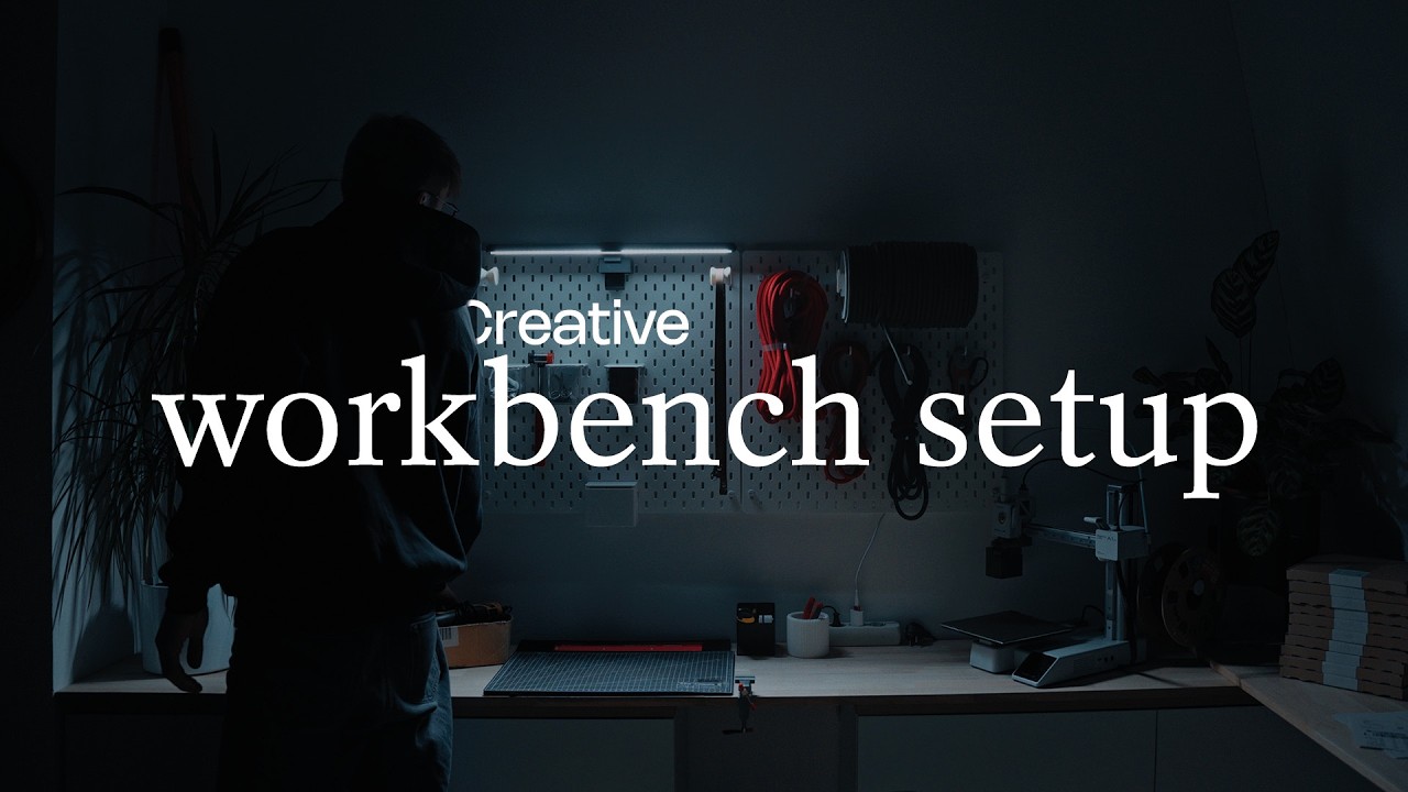 I Built My DREAM Creative Business Workbench Setup in 1 Week! - YouTube