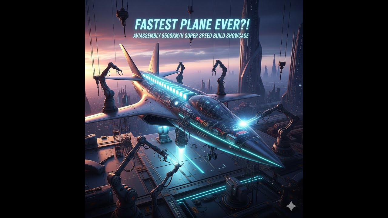 FASTEST Plane Ever?! | Aviassembly 8500km/h Super Speed Build Showcase ...