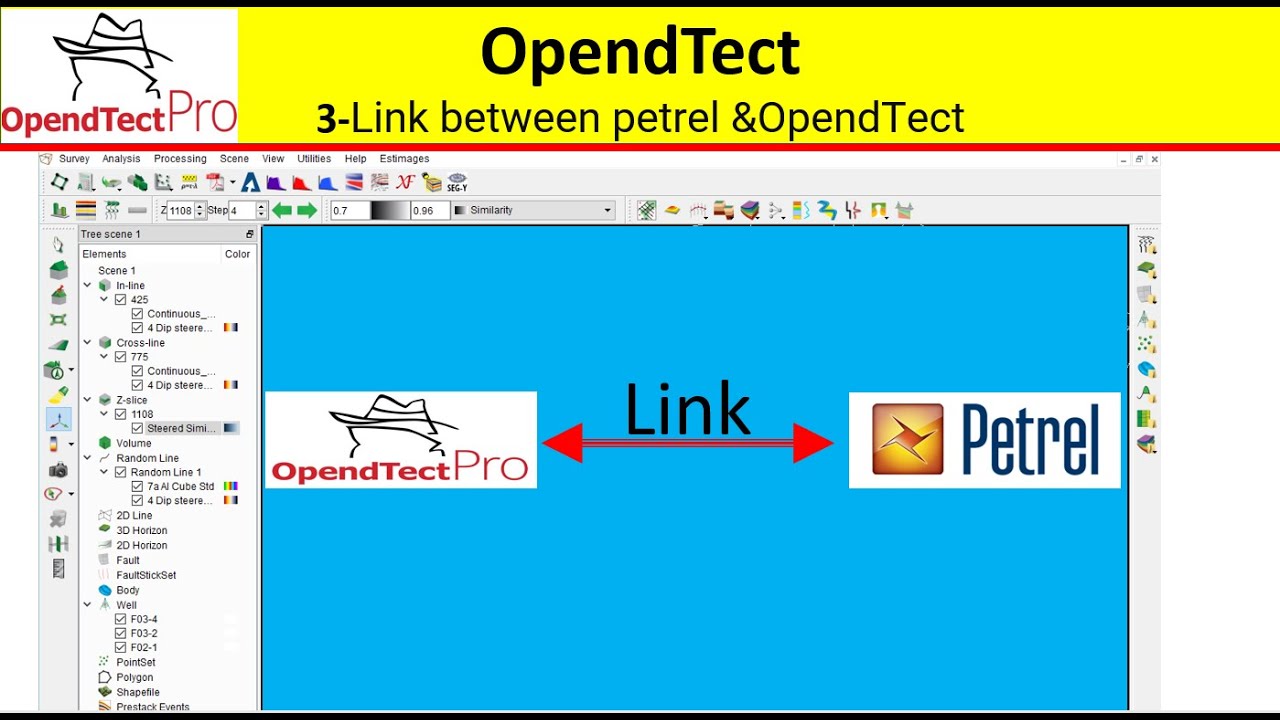 3-OpendTect: Link between petrel &OpendTect - YouTube