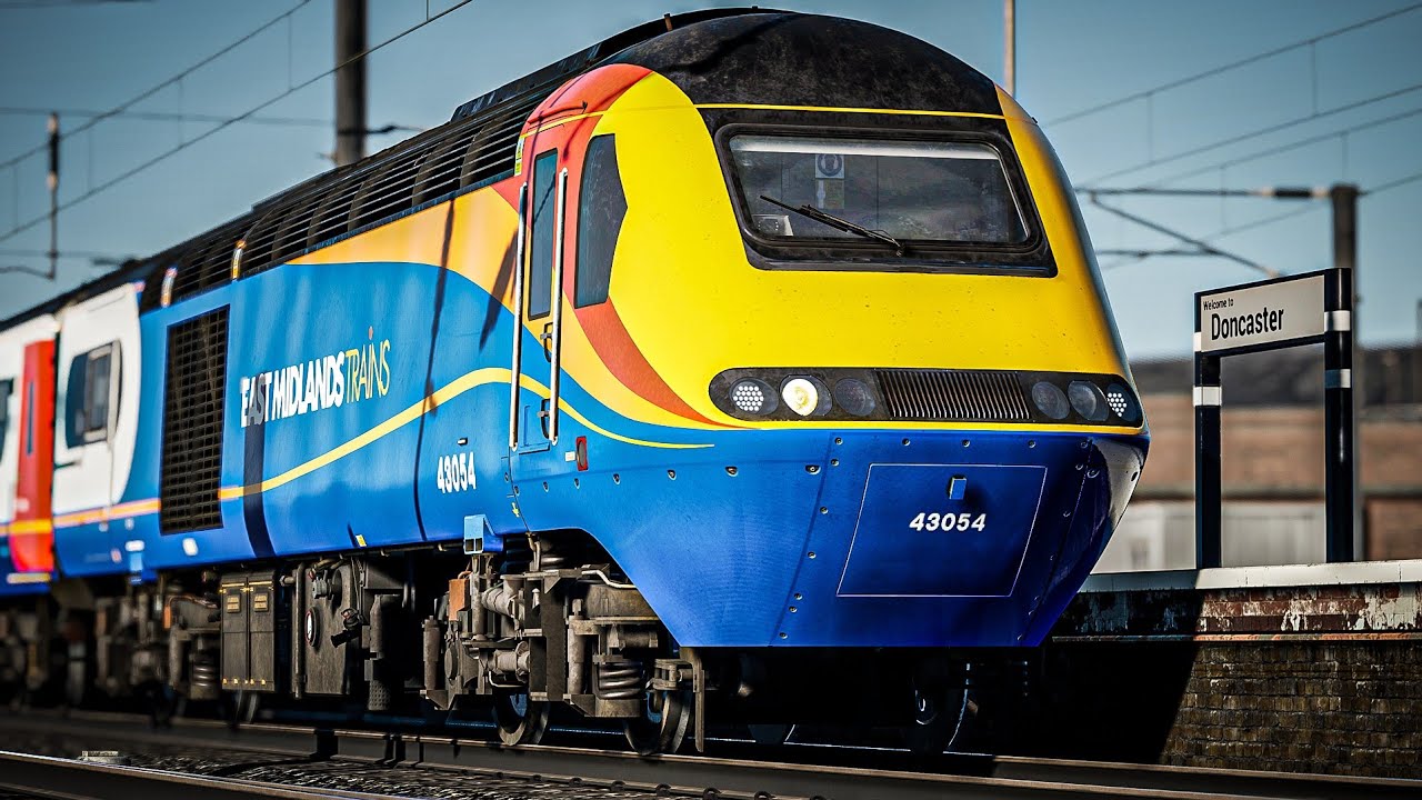 ECML Peterborough to Doncaster Time-lapse Class 43 (TSW4) - YouTube