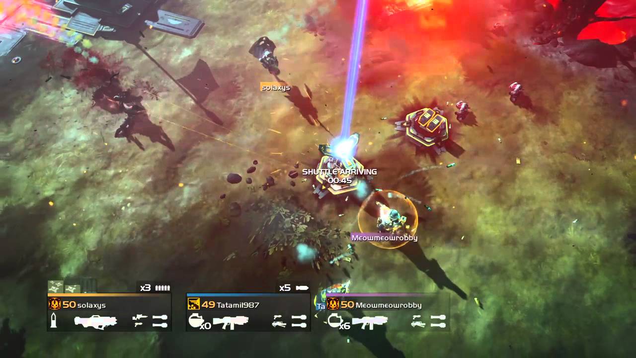 [HELLDIVERS] Commando taking care of Cyborg IFVs at extraction - YouTube