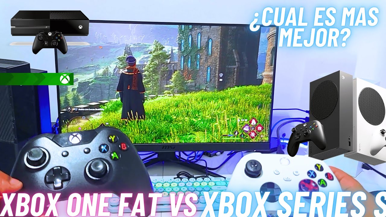 A PRUEBA XBOX ONE FAT VS XBOX SERIES S. ¿CUAL ES MEJOR EN 2024? - YouTube