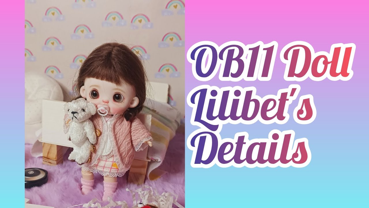 Details of my OB11 Doll Lilibet 💜 @Ginger_Studio - YouTube