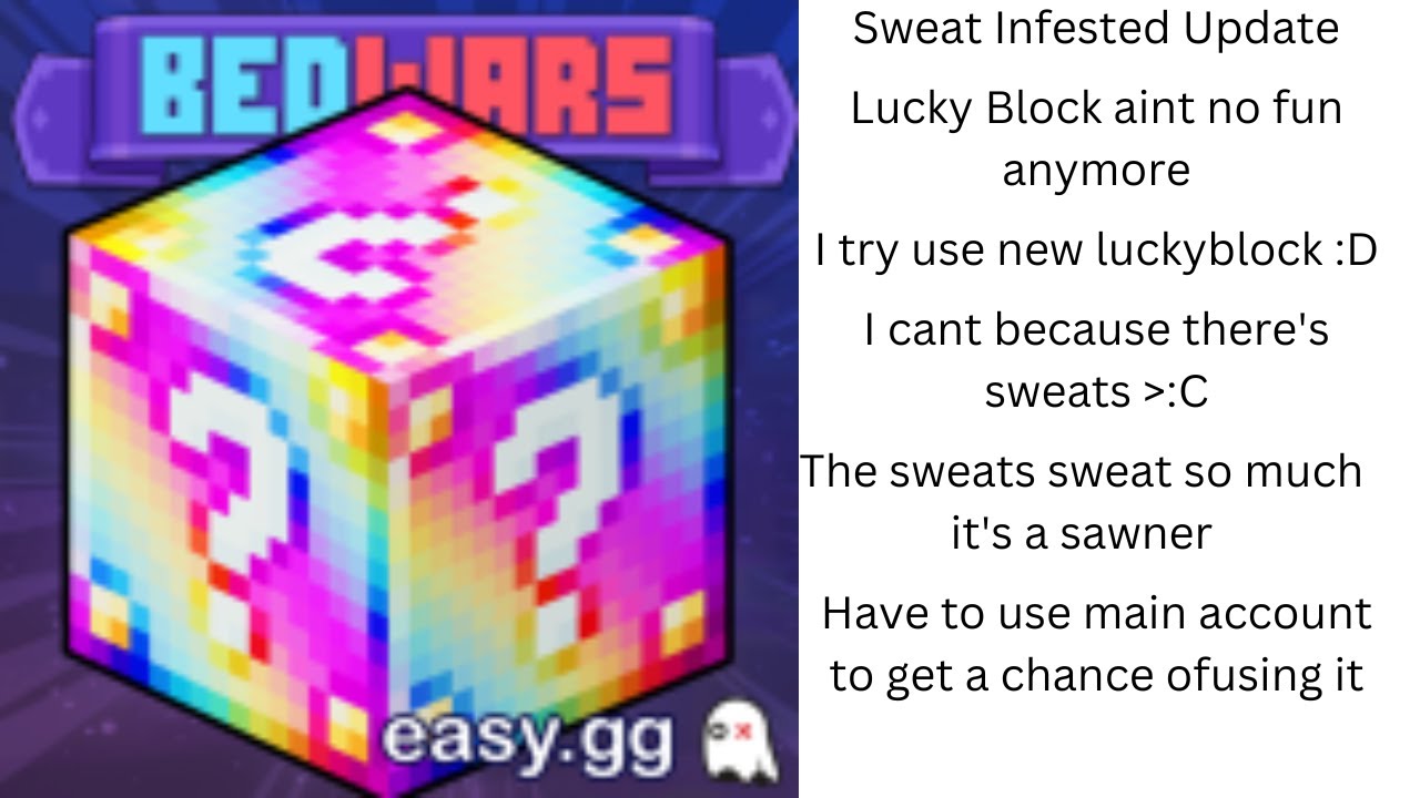 NEW LUCKY BLOCK UPDATE! I Roblox Bedwars I - YouTube