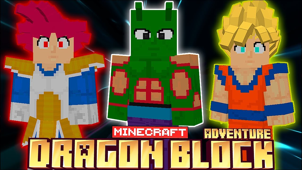 ATUALIZOU!! ADDON DRAGON BLOCK ADVENTURE - É IGUAL MOD DE PC PARA MINECRAFT !! - YouTube