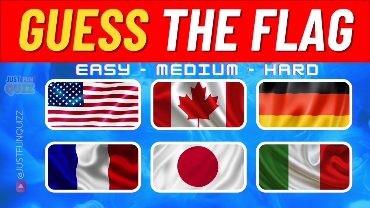 Guess the Flag Quiz, Can You Guess Country Flags? World Flags Quiz 🚩🌍 ...