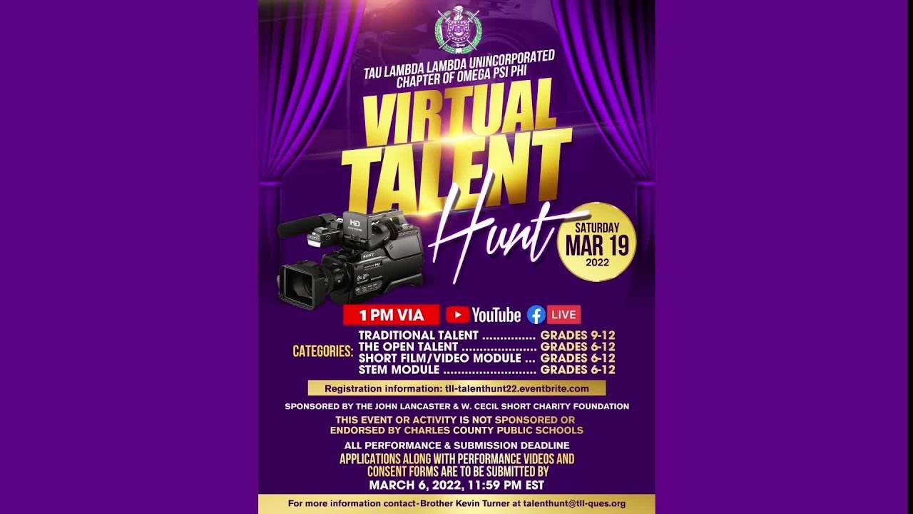 Virtual Talent Hunt Presented by Tau Lambda Lambda - YouTube