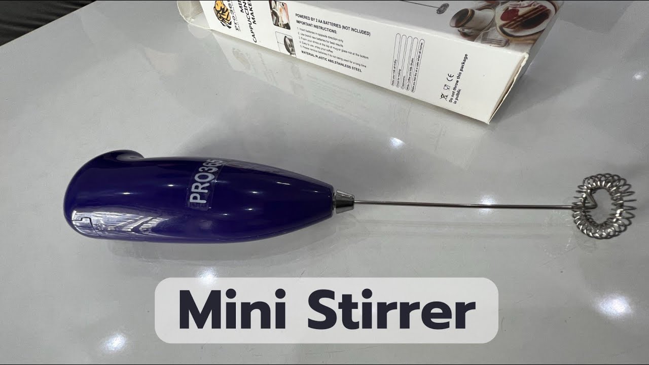 Mini Handheld Stirrer for Cappuccino Foam Froth Maker and Egg Beater ...
