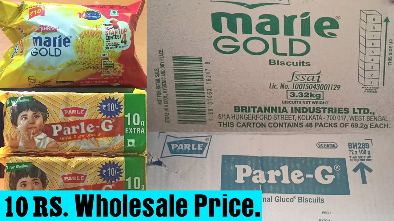 Marie gold and Parle G 10Rs packet Wholesale Price || PARLE BRITANNIA ...