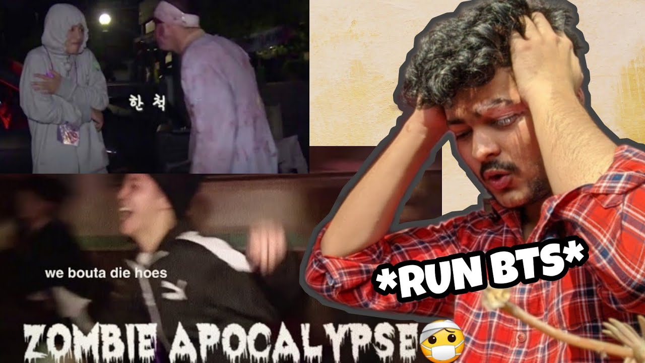 BTS IN A *ZOMBIE APOCALYPSE* | RUN BTS EP24 | Live Reaction - YouTube