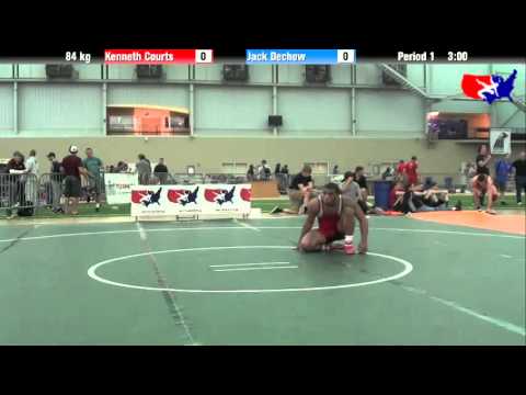 Kenneth Courts vs. Jack Dechow at 2013 ASICS University Nationals - FS ...