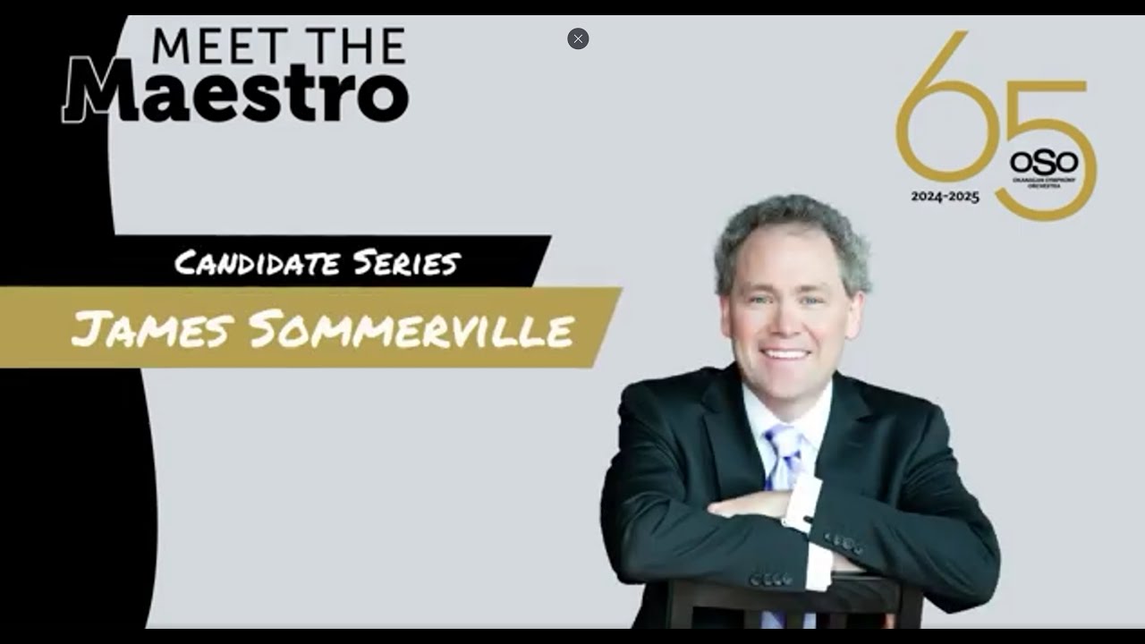 MEET THE MAESTRO with James Sommerville — November 2024 - YouTube