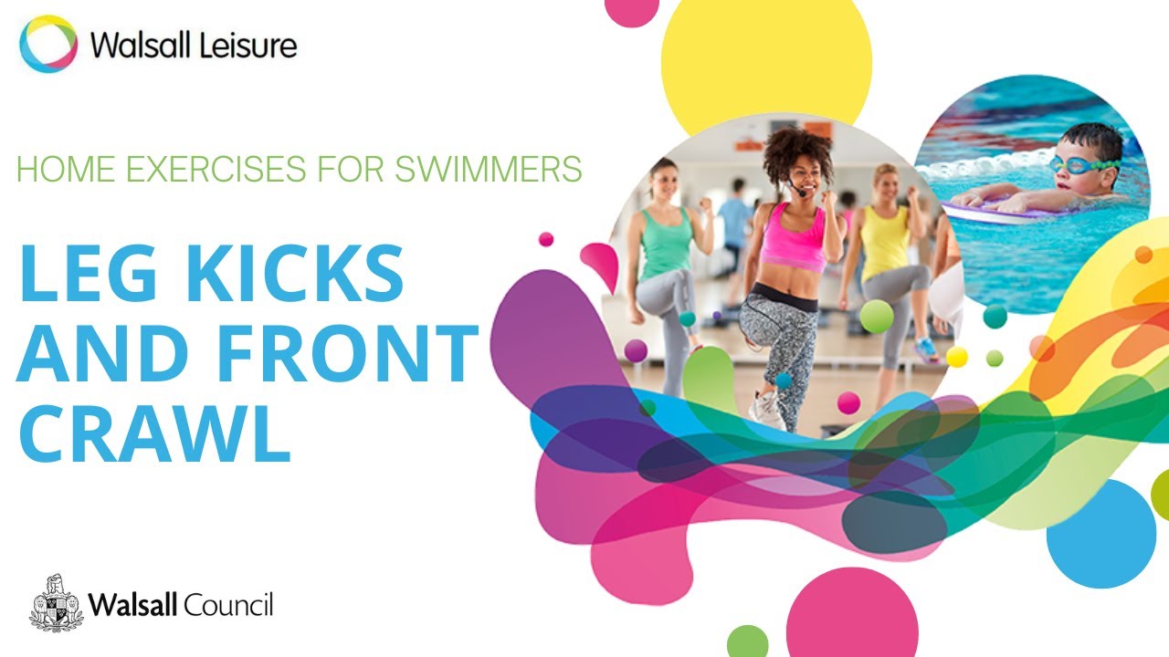 Home Exercises for Swimmers | Ep 2 Leg Kicks & Front Crawl | # ...