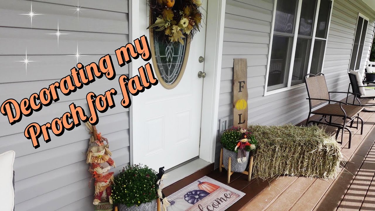 DECORATING MY FRONT PORCH FOR FALL, EASY CROCKPOT RECIPE & HAIR FAIL ...