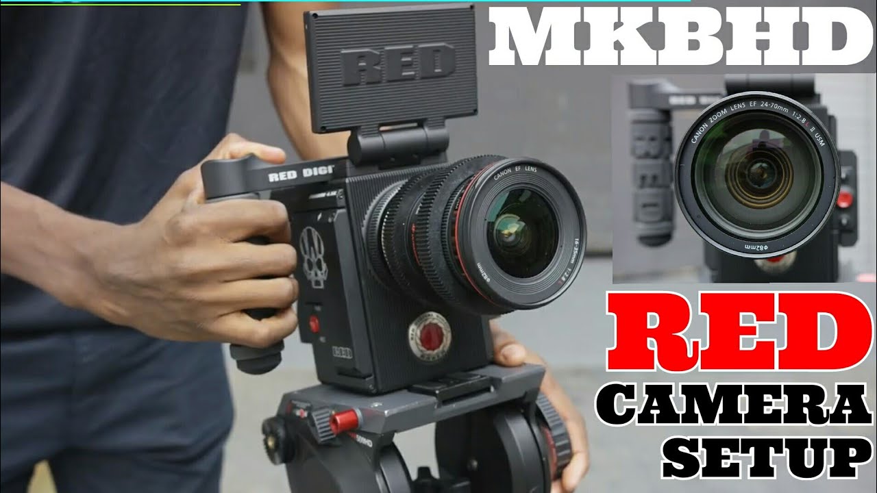 MKBHD red cameras setup - very expensive new tech gadgets by Marques ...