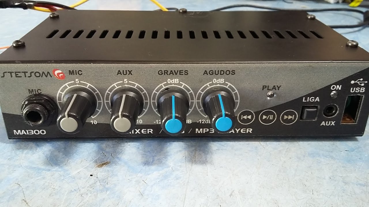 Mixer Stetsom MA1300 passando USB para trazeira - YouTube