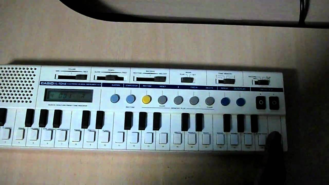CASIO VL-TONE ELECTRONIC MUSICAL INSTRUMENT VL - 5 - YouTube