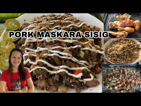PORK MASKARA SISIG WITH CHICKEN LIVER AND GINGER. - YouTube