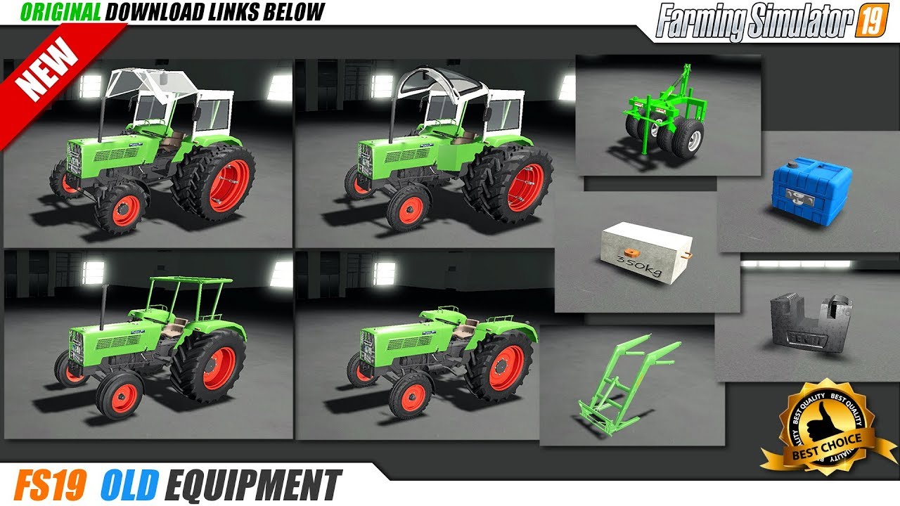 FS19 | Old Equipment Mods (2019-10-12/1) - review - YouTube