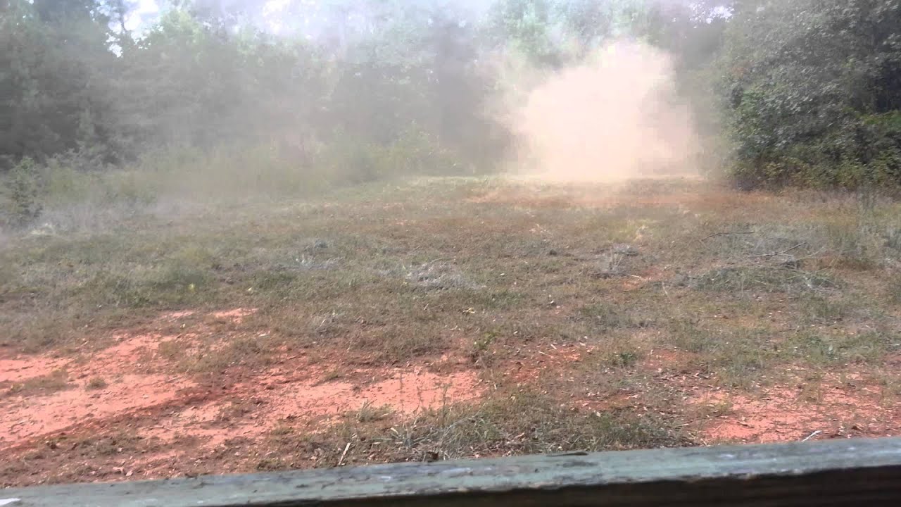 Massey Ferguson 35 bush hogging field - YouTube