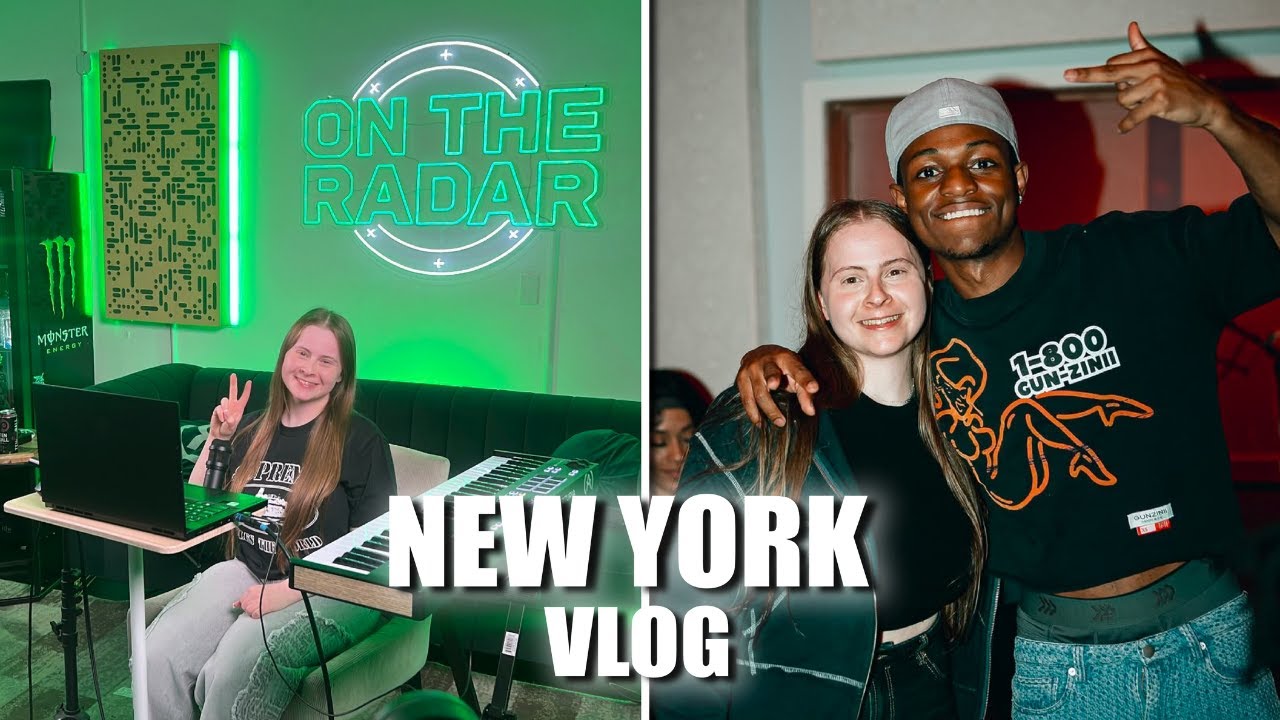On The Radar & Studio Sessions In NEW YORK! PRODUCER VLOG - YouTube