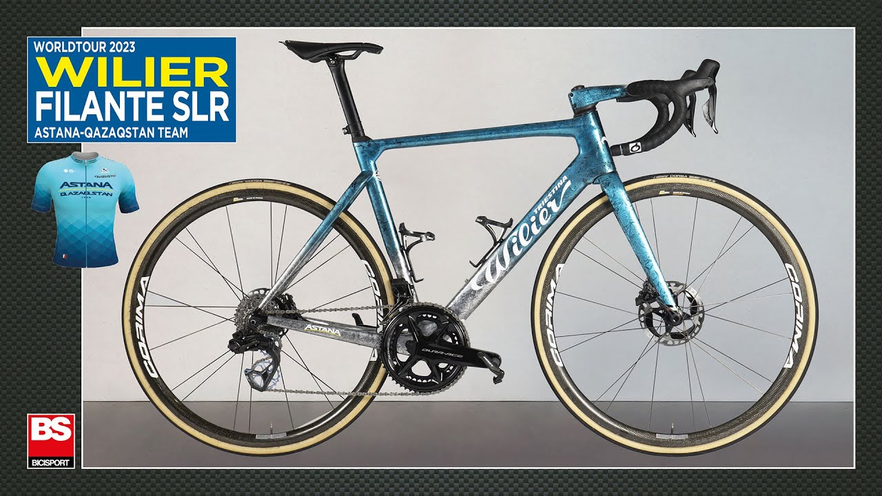 Le bici del World Tour 2023 / La Wilier Filante SLR dell'Astana-Qazaqstan - YouTube