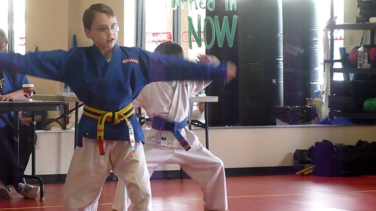 Jacob Advanced Blue Belt Final Group Kata - YouTube