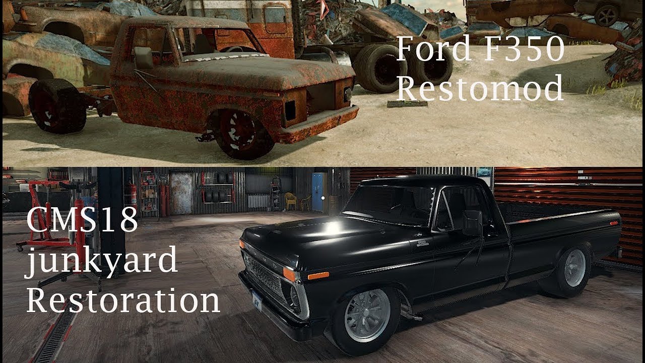 Ford F350 Restomod - Junkyard Restoration Gameplay Timelapse - Car ...