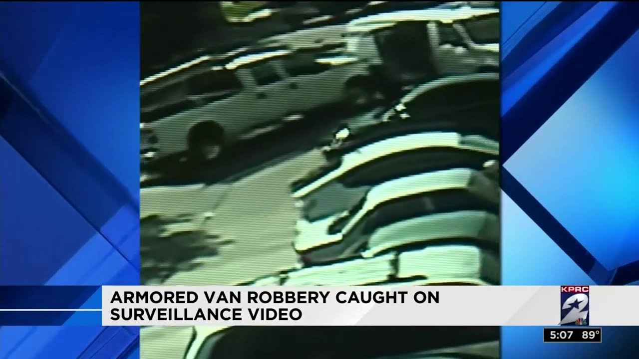 Armored van robbery caught on surveillance video - YouTube