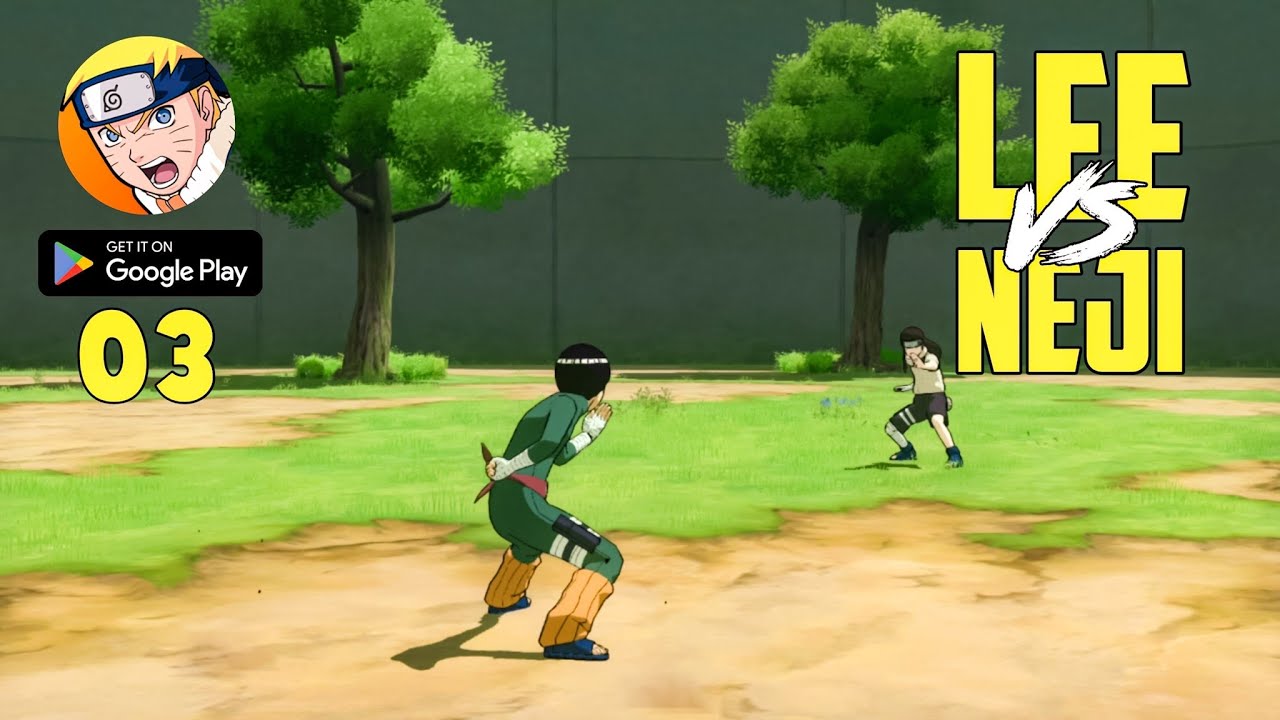 Rock Lee Vs Neji || Free Battle Mode Gameplay -Part 3 || NARUTO : Ultimate Ninja Storm Mobile ...